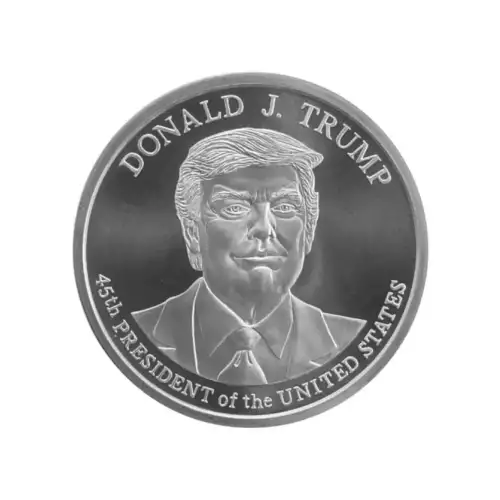 1 OZ DONALD J TRUMP GSM .999 Silver Round - Bullion Brothers LLC