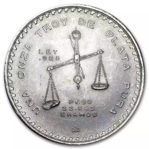 1 oz Mexican Onza Casa De Moneda Silver Balance Scales - Bullion ...