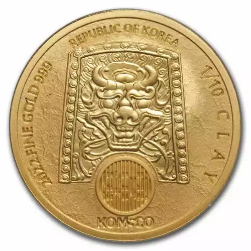 2022 1/10oz Zi: Sin Tigris .999 Gold Coin in Assay - Bullion Brothers LLC