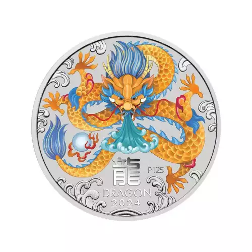 2024 1oz Australia Perth Mint Lunar Series III - Year of the Dragon ...