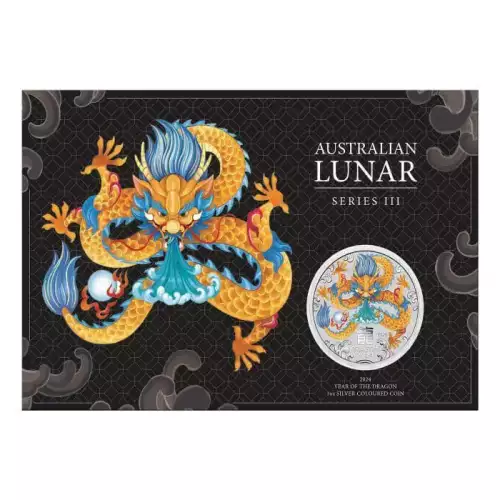 2024 1oz Australia Perth Mint Lunar Series III - Year of the Dragon ...