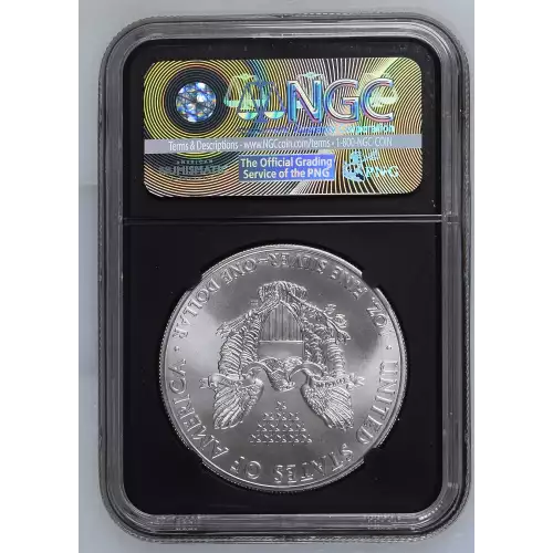 2015 Bullion Silver Eagles NGC MS-69 (P) ONE OF 79,640 STRUCK Struck at Philadelphia Mi ...